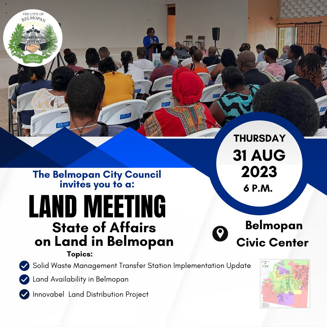 State of Affairs on Land in Belmopan - Belmopan City Council